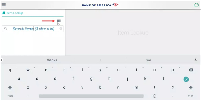 Perform an Item Lookup in the Point of Sale App - Merchant Help